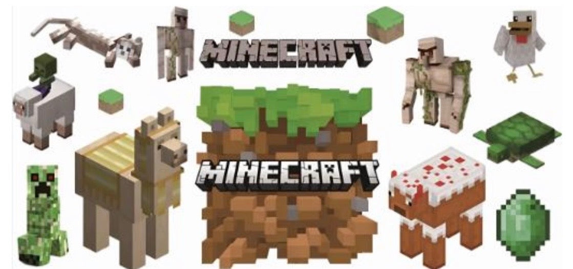 Minecraft Decal | Gaming Vinyl Sticker for Kids & Gamers – SHIMMER ...